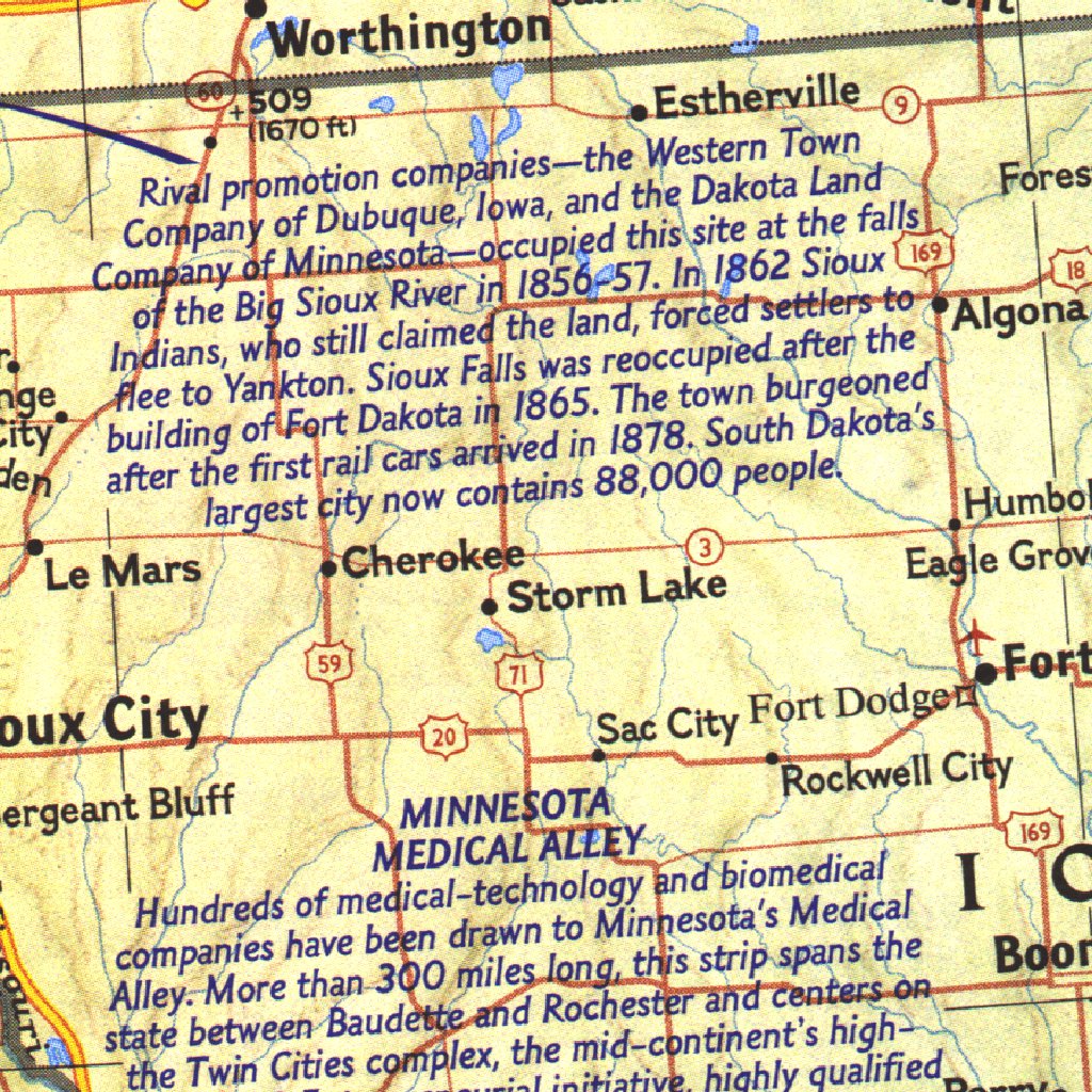 Northern Plains 1986 Map by National Geographic | Avenza Maps