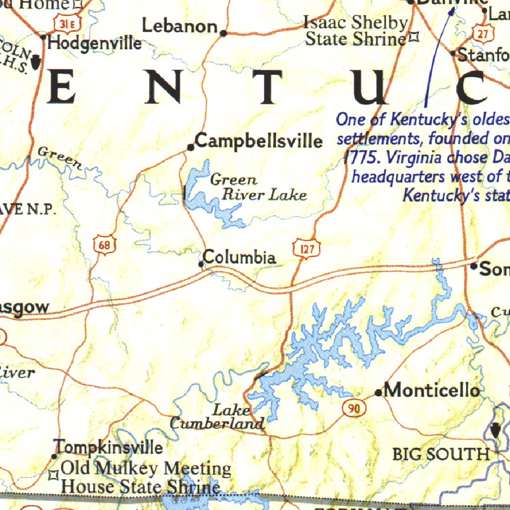 Ohio Valley 1985 Map by National Geographic | Avenza Maps