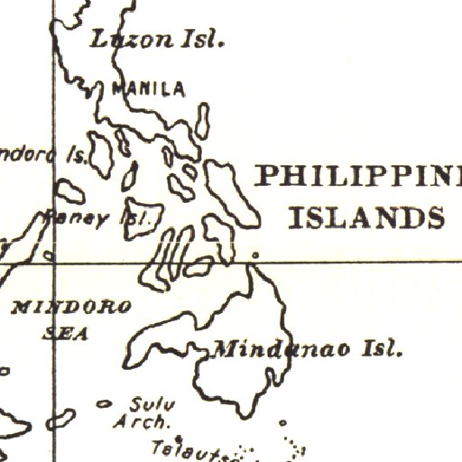 Philippines 1900 Map by National Geographic | Avenza Maps