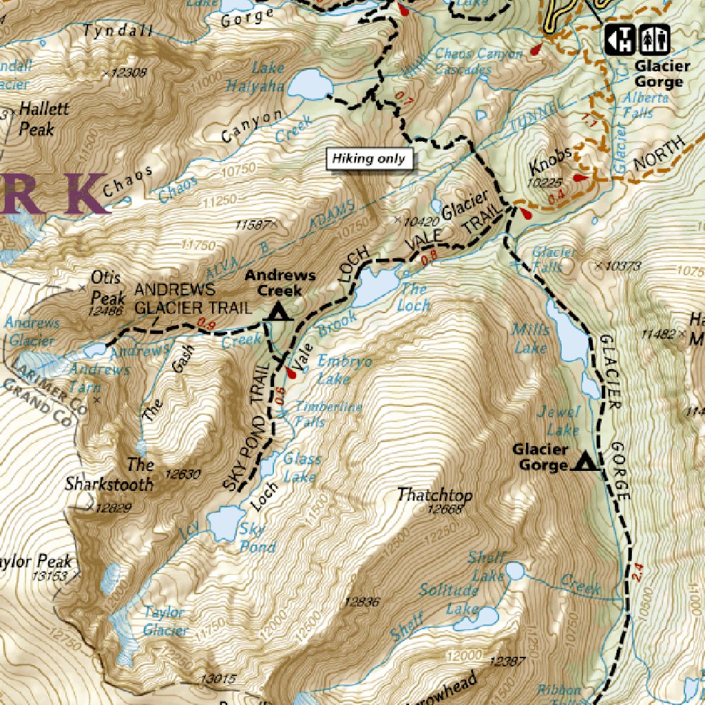 Rocky Mountain National Park Map by National Geographic | Avenza Maps