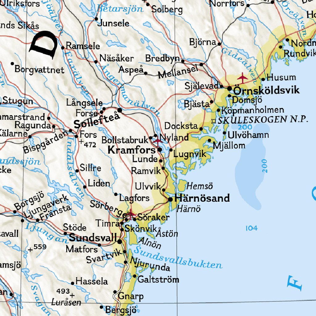 Scandinavia Classic Map by National Geographic | Avenza Maps