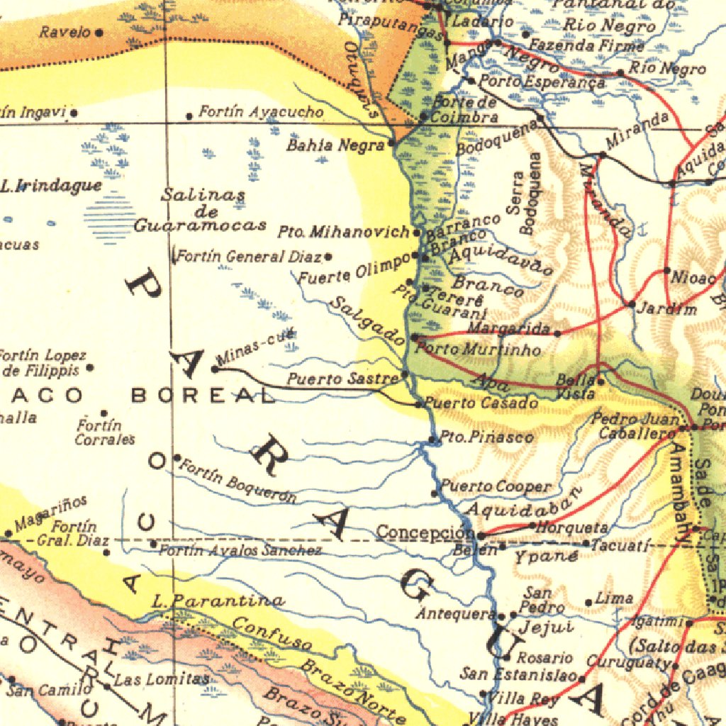 South America 1942 Map by National Geographic | Avenza Maps