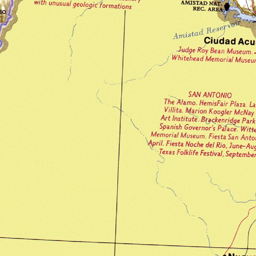 South Central States 1974 Map by National Geographic | Avenza Maps