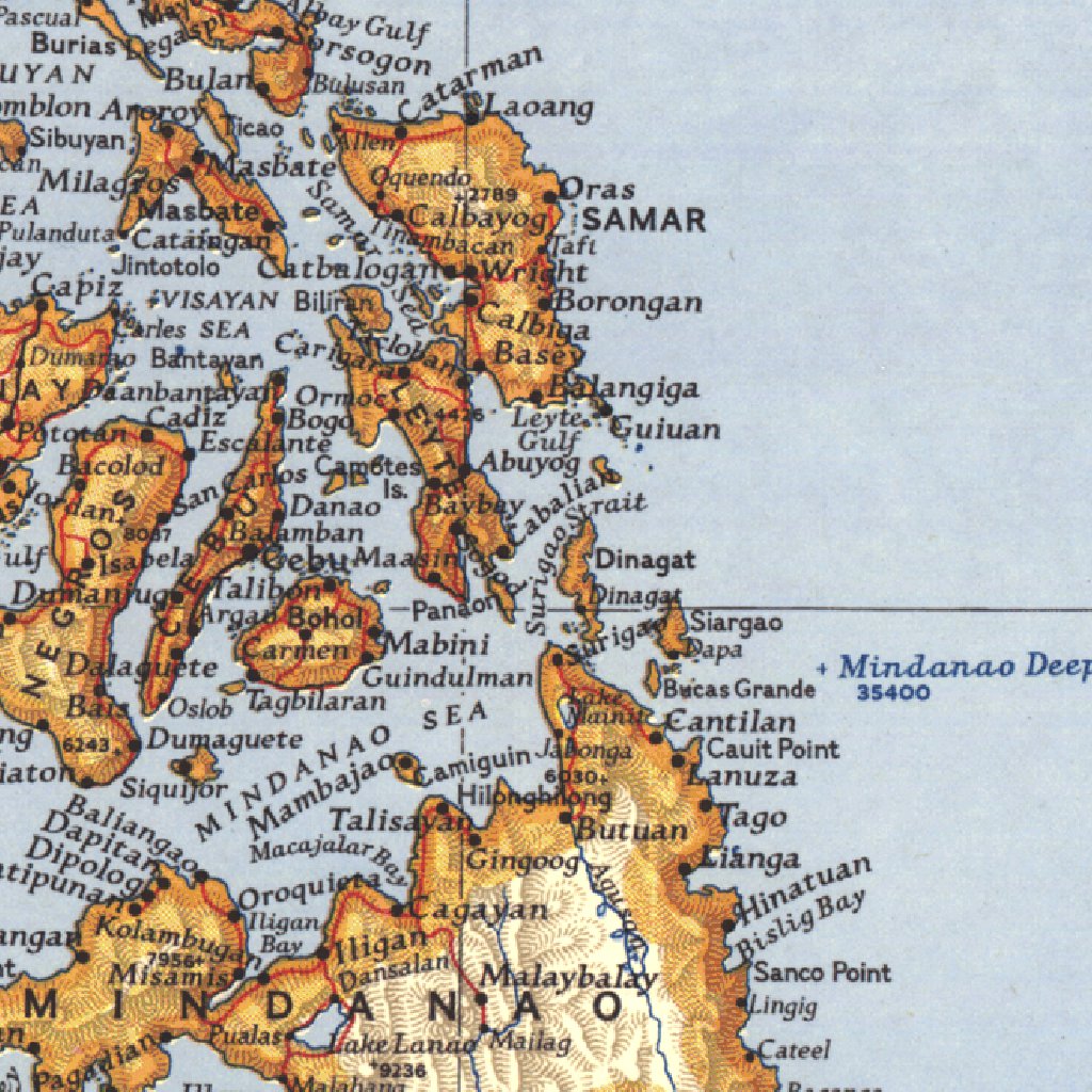 Southeast Asia & the Pacific Islands 1944 Map by National Geographic ...