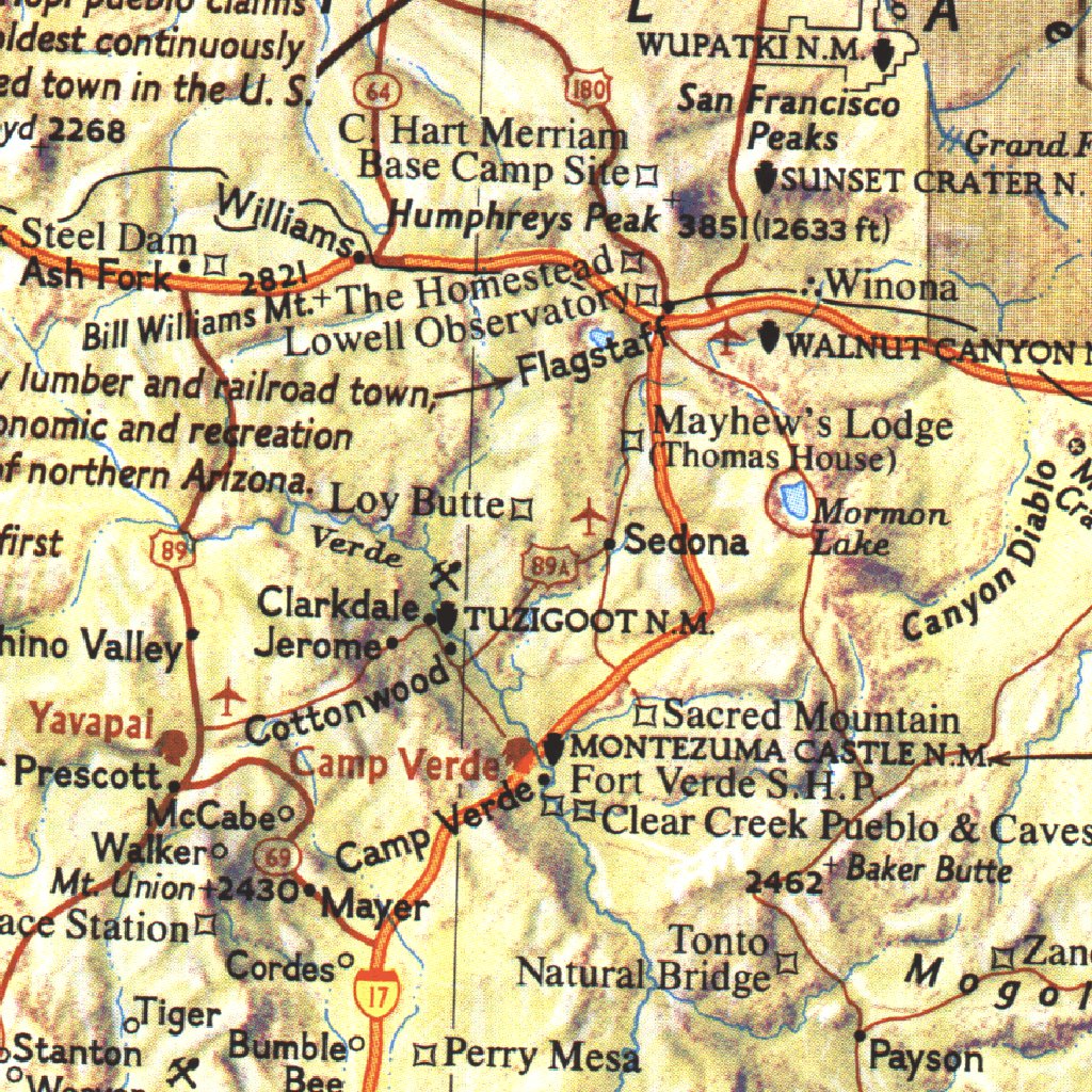 Southwest 1982 Map by National Geographic | Avenza Maps