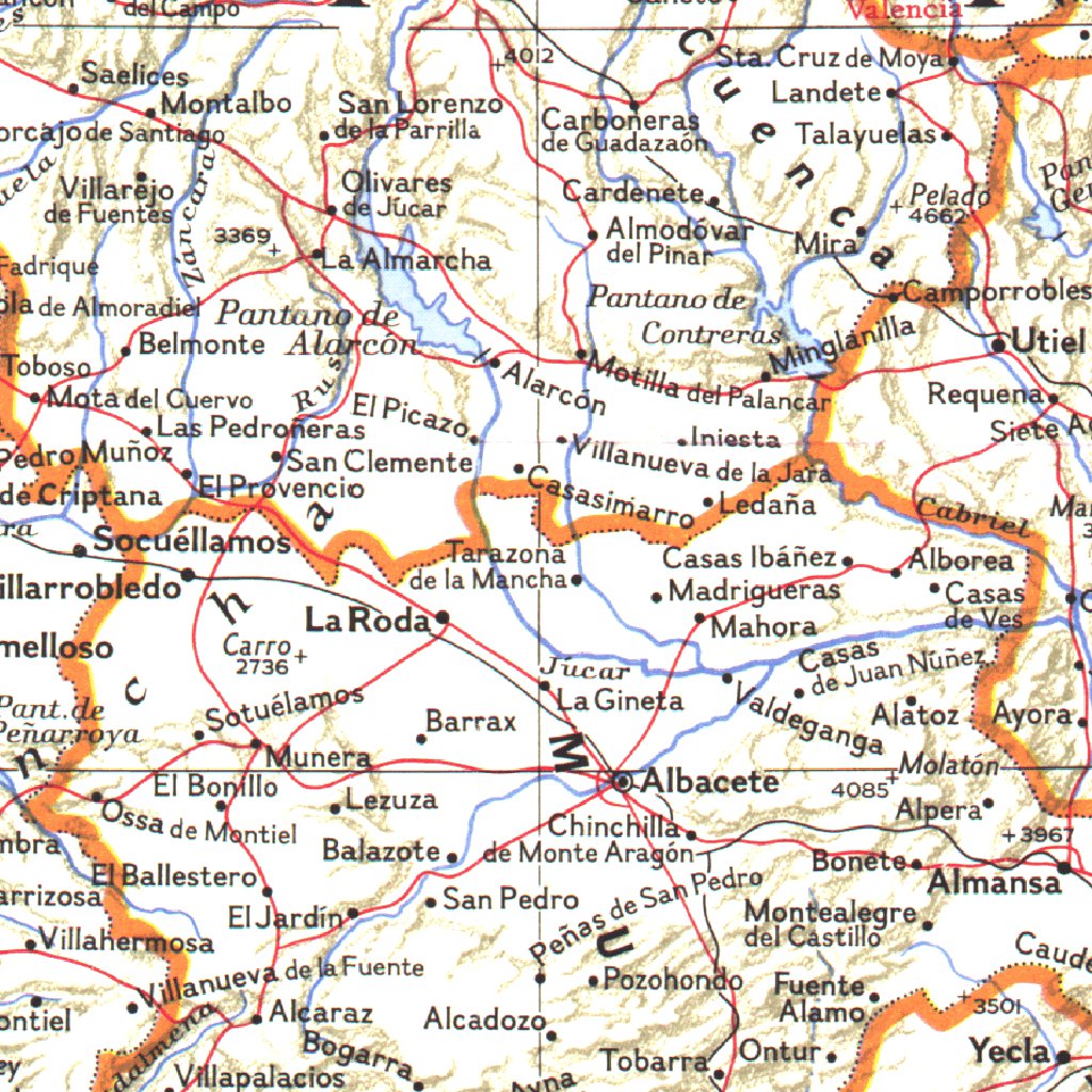 Spain & Portugal 1965 Map by National Geographic | Avenza Maps