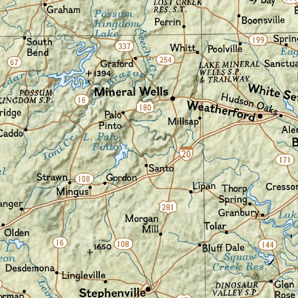 Texas Map by National Geographic | Avenza Maps