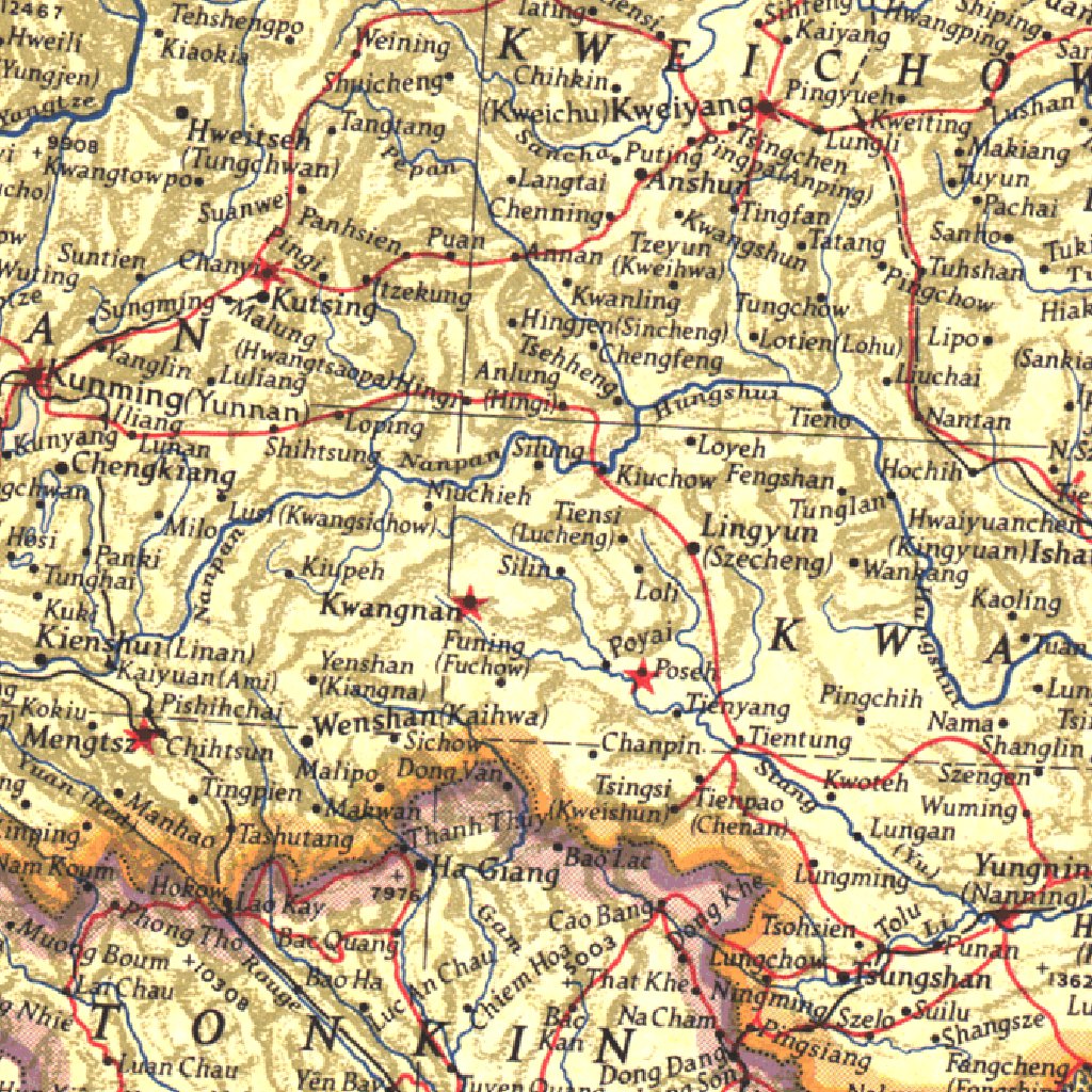 The Far East 1952 Map by National Geographic | Avenza Maps