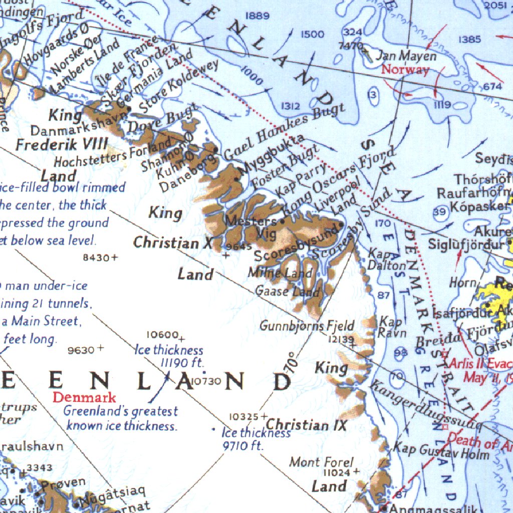 Top Of The World 1969 Map by National Geographic | Avenza Maps