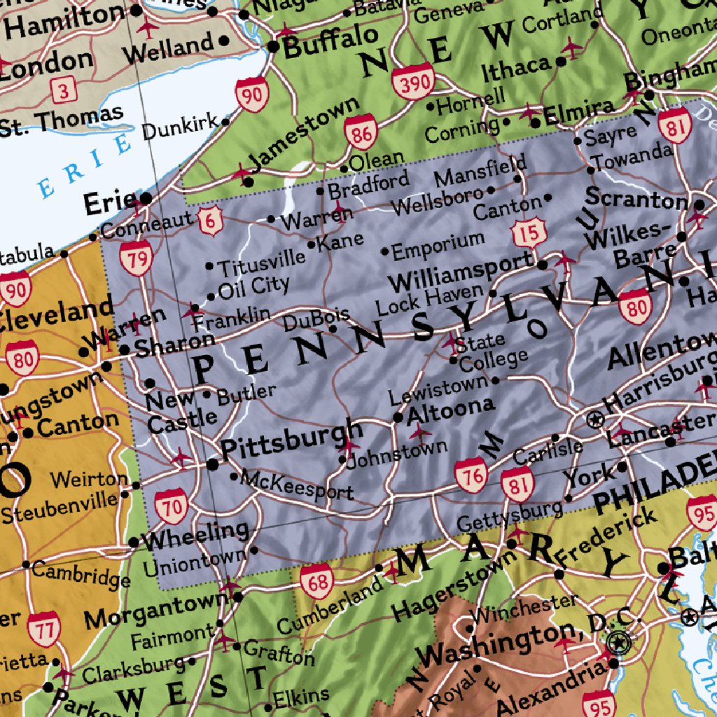 United States Explorer Map by National Geographic | Avenza Maps