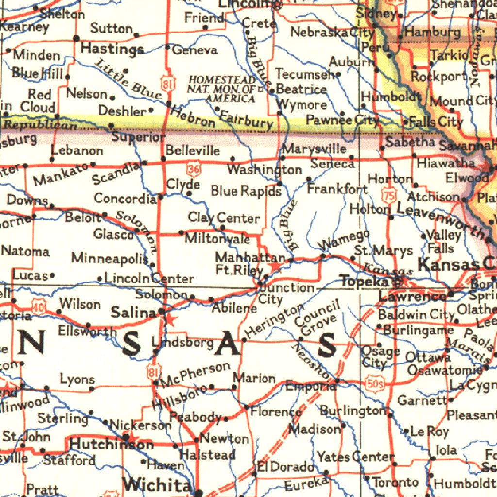 United States Of America 1926 Map by National Geographic | Avenza Maps