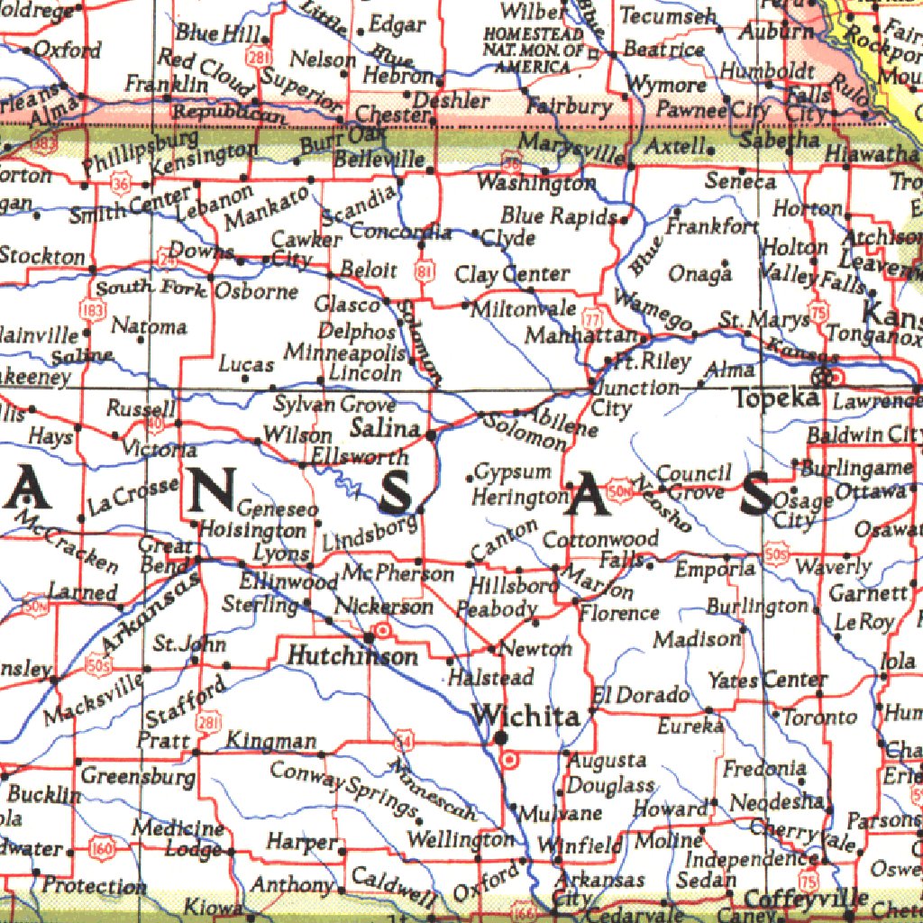 United States Of America 1946 Map by National Geographic | Avenza Maps