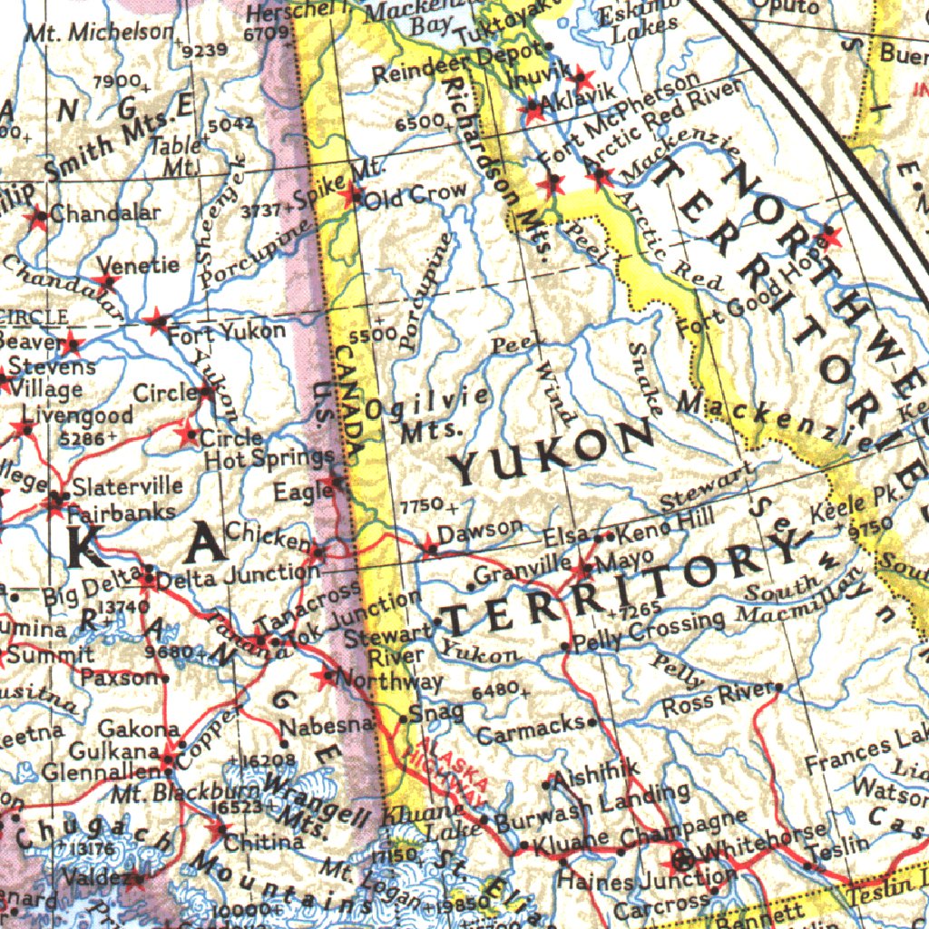 United States Of America 1961 Map by National Geographic | Avenza Maps