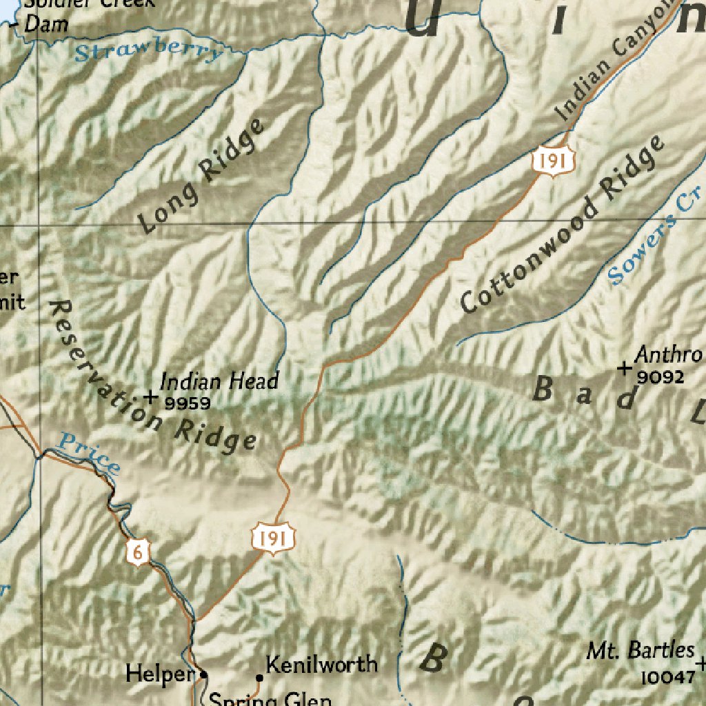 Utah Map by National Geographic | Avenza Maps