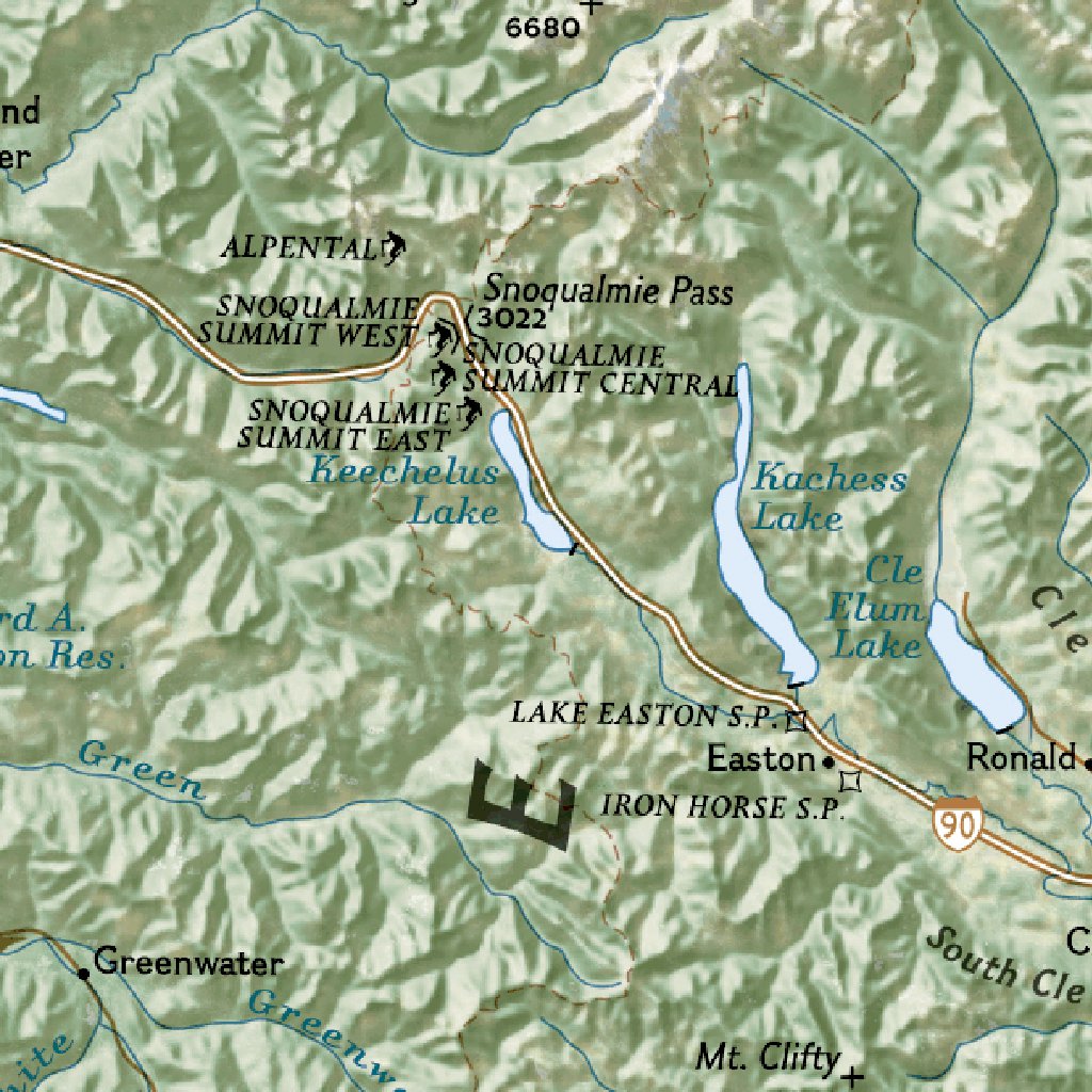 Washington Map by National Geographic | Avenza Maps