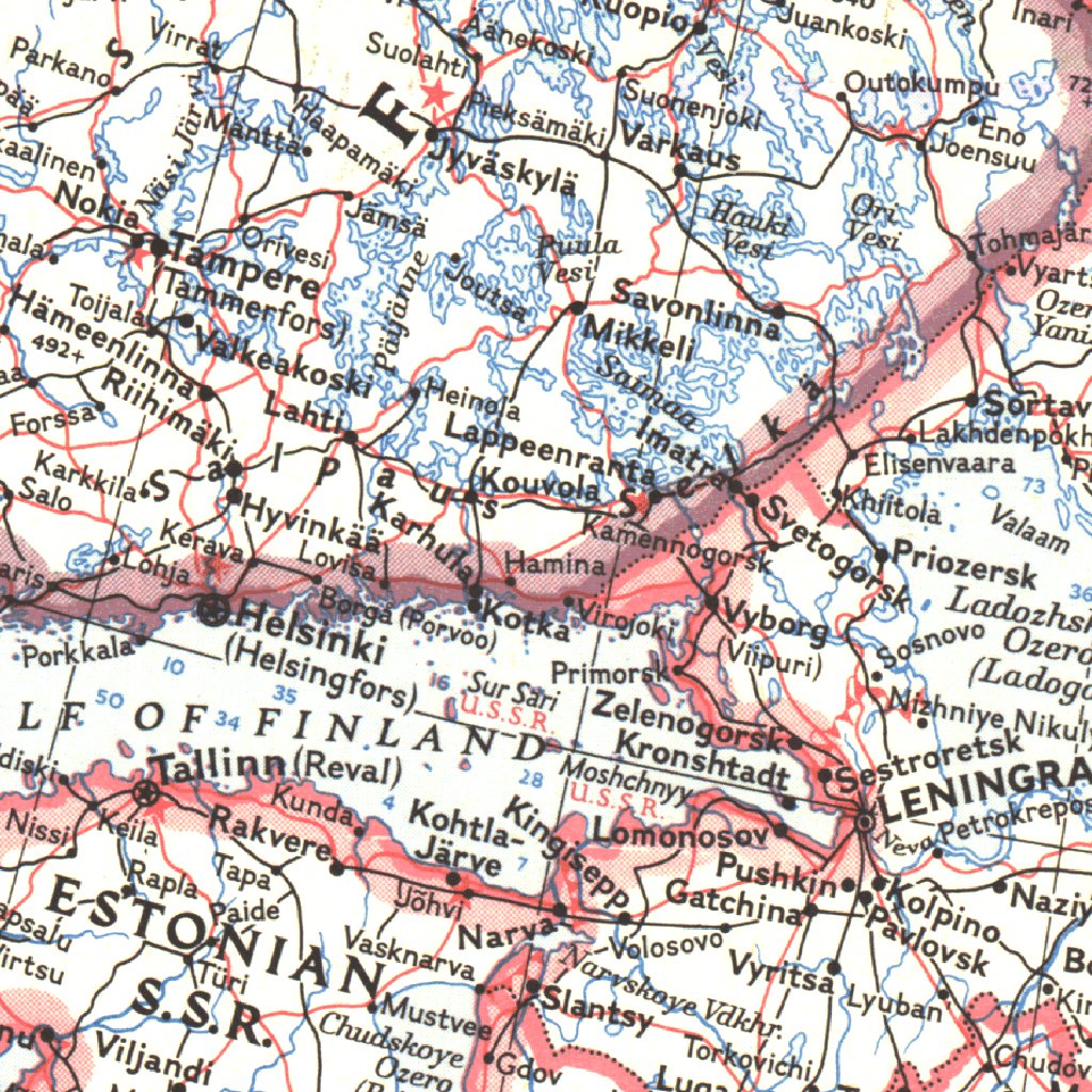 Western Soviet Union 1959 Map by National Geographic | Avenza Maps