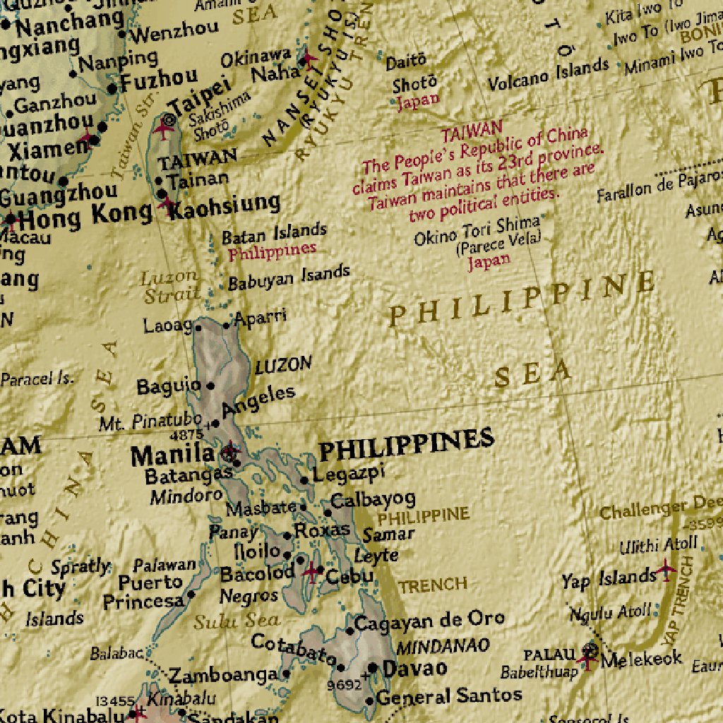 World Hemispheres (Eastern) Map by National Geographic | Avenza Maps