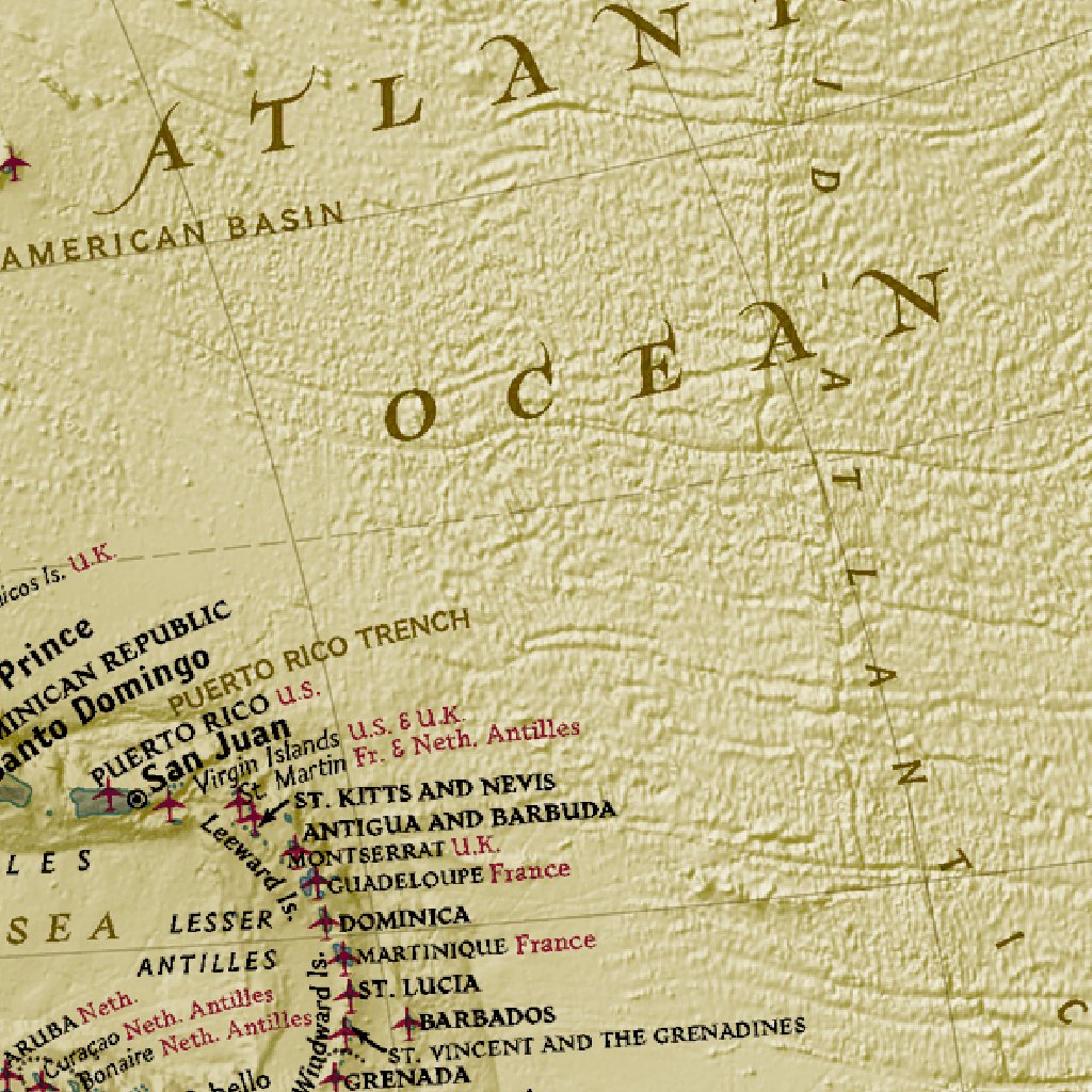 World Hemispheres (Western) Map by National Geographic | Avenza Maps