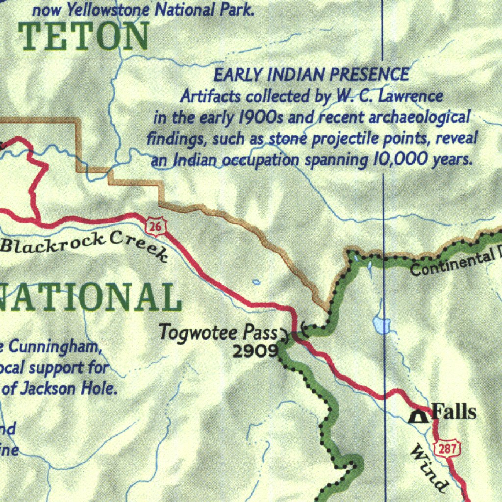 Yellowstone & Grand Teton 1989 Map by National Geographic | Avenza Maps