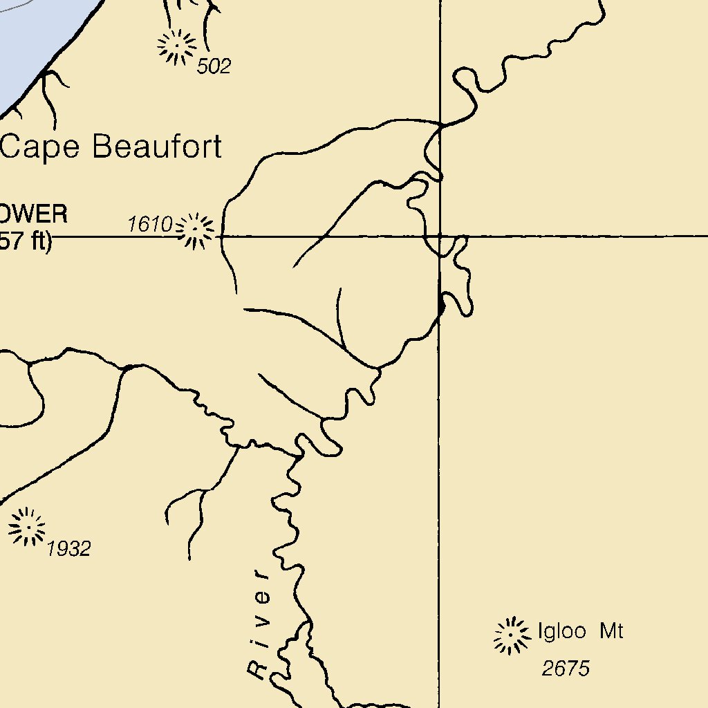 Cape Prince Of Wales To Point Barrow Map by National Oceanographic ...