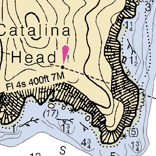 Catalina Harbor Map by National Oceanographic & Atmospheric ...