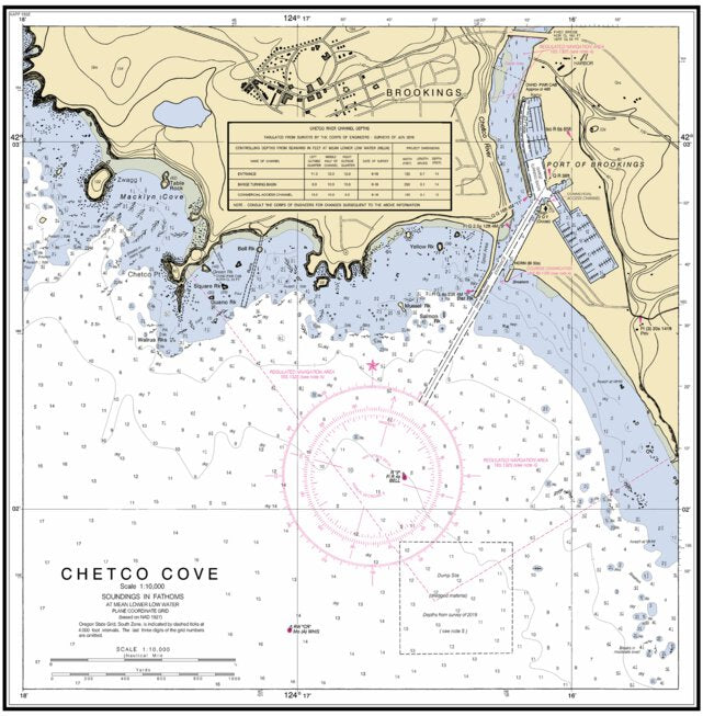 Chetco Cove Map by National Oceanographic & Atmospheric Administration ...