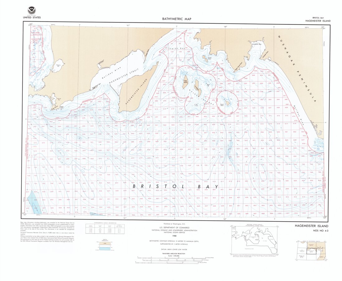 Hagemester Island (NO 4-3) Map by National Oceanographic & Atmospheric ...
