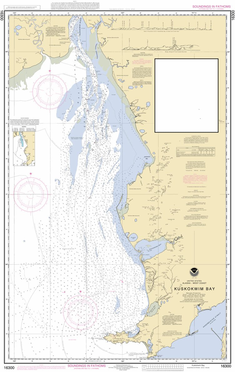 Kuskokwim Bay Map by National Oceanographic & Atmospheric ...
