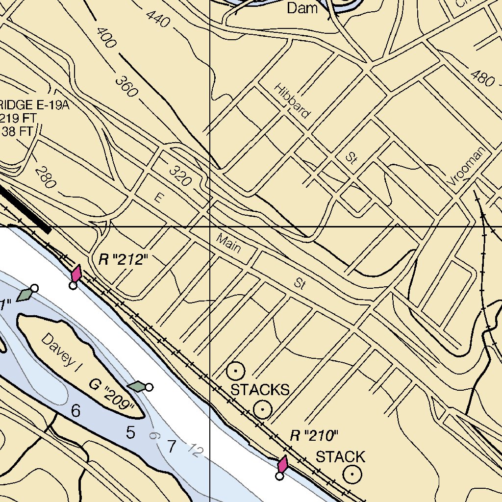 Mohawk River - Amsterdam Map by National Oceanographic & Atmospheric ...
