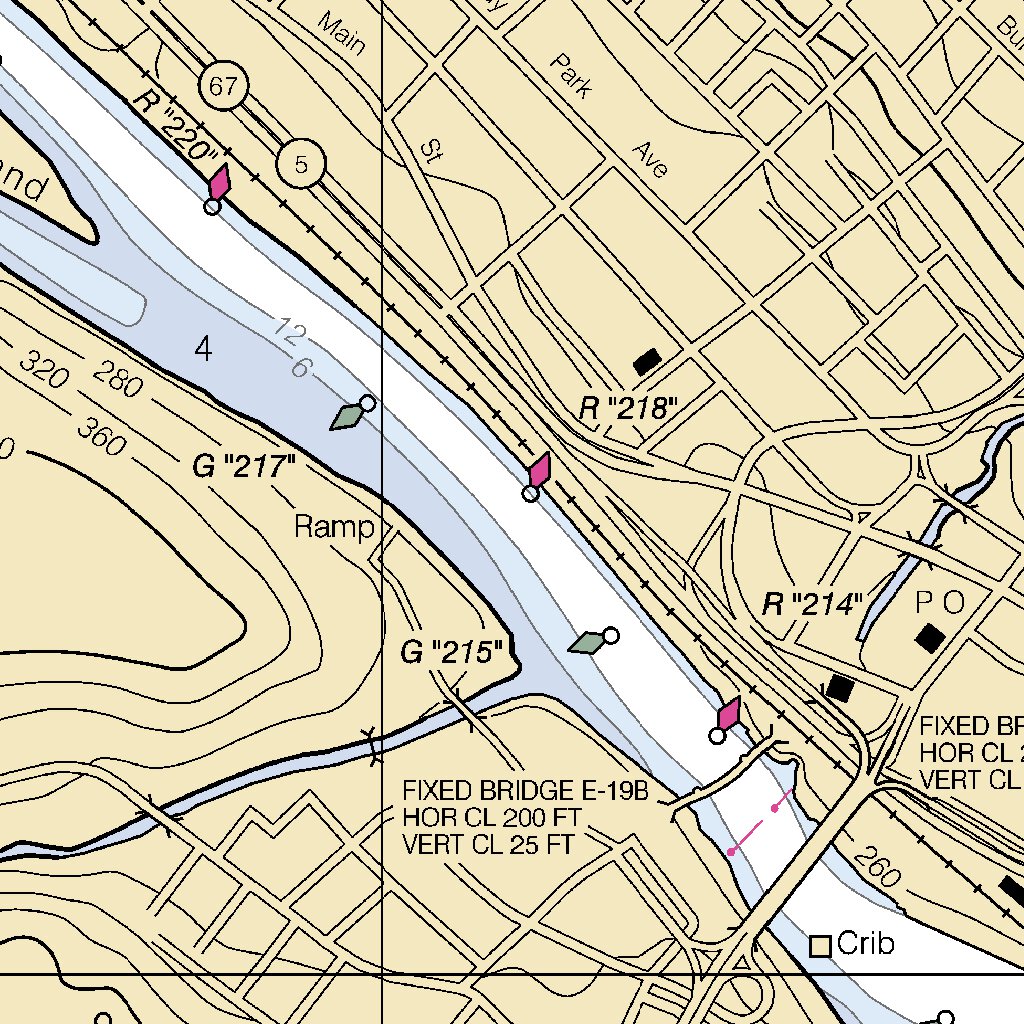 Mohawk River - Amsterdam Map by National Oceanographic & Atmospheric ...