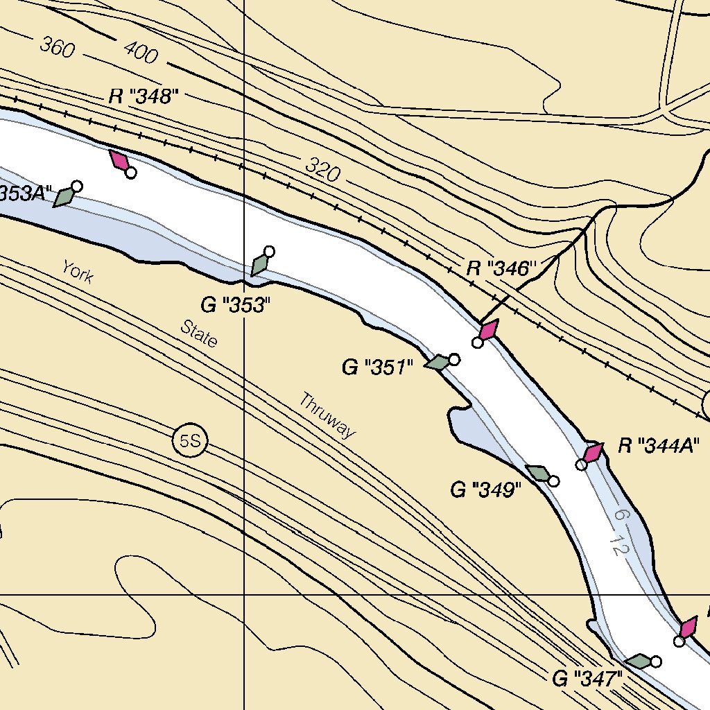 Mohawk River - Canajoharie Map by National Oceanographic & Atmospheric ...