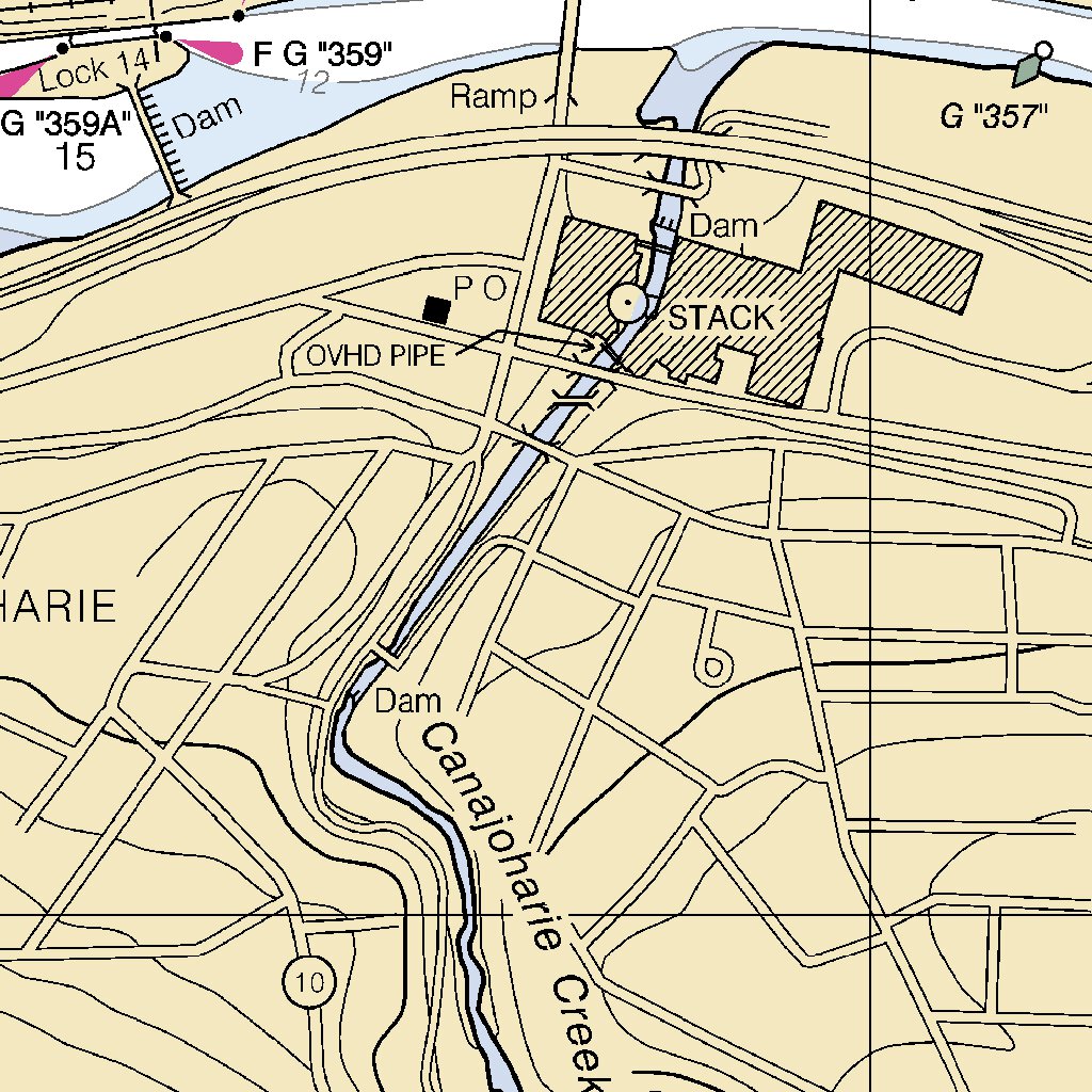 Mohawk River - Canajoharie Map by National Oceanographic & Atmospheric ...