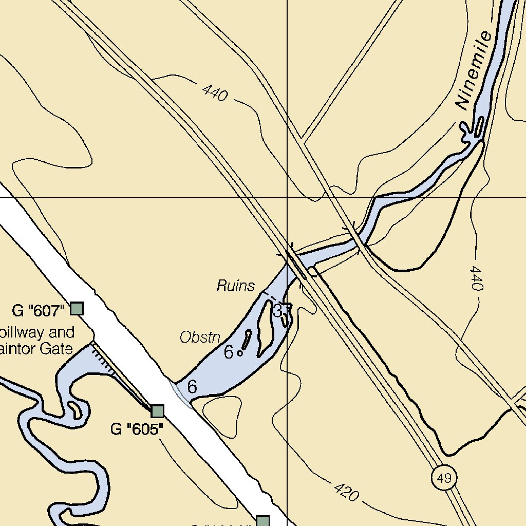 Mohawk River - Erie Canal (57) Map by National Oceanographic ...