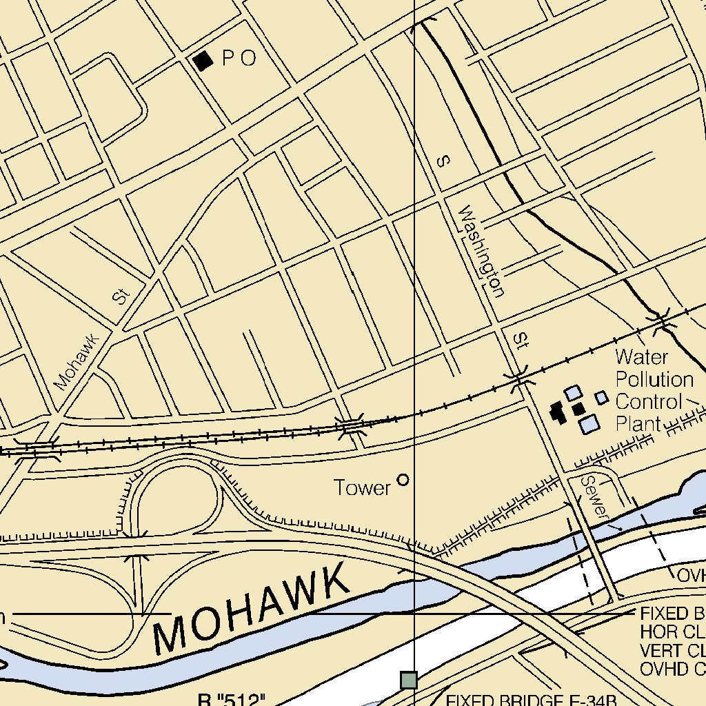 Mohawk River - Ilion - Herkimer Map by National Oceanographic ...
