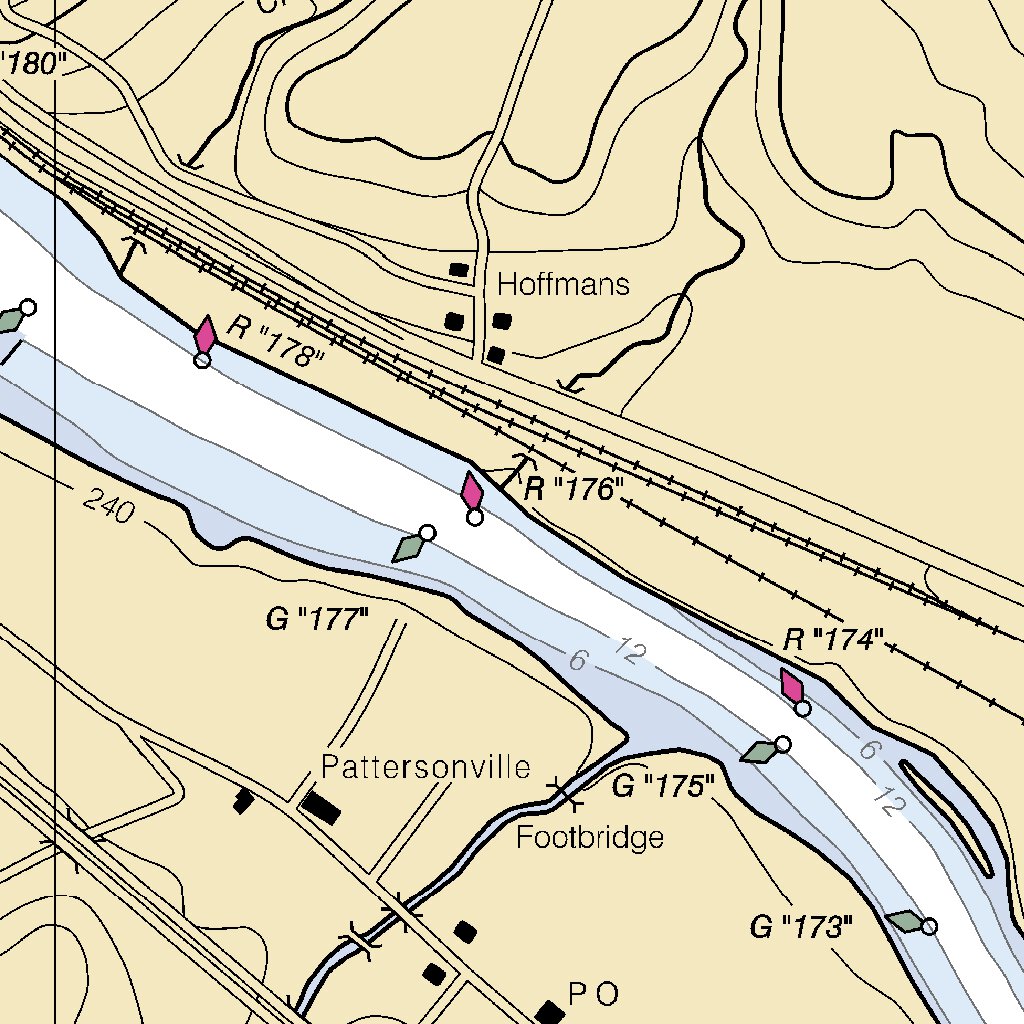 Mohawk River Map by National Oceanographic & Atmospheric Administration ...