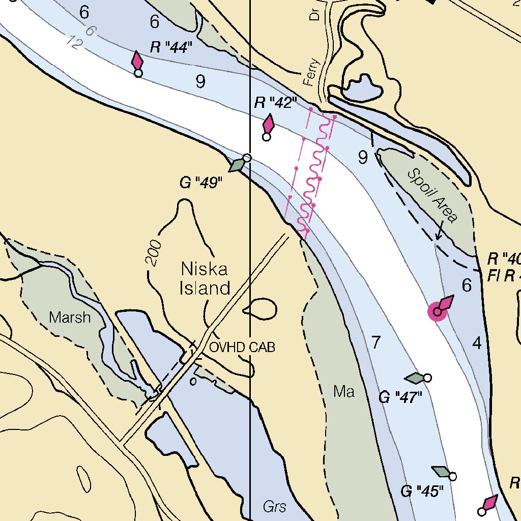 Mohawk River - Mohawk View Map by National Oceanographic & Atmospheric ...