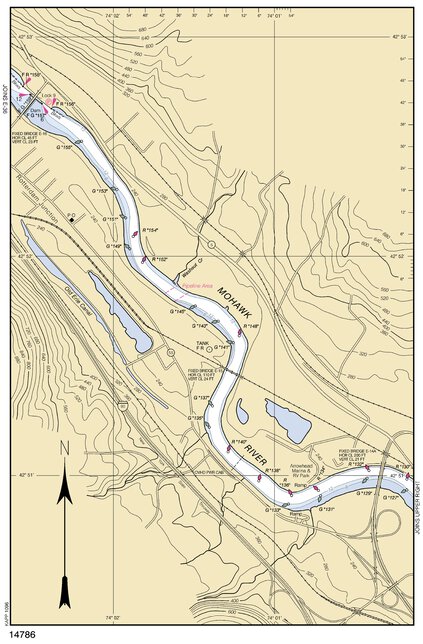 Mohawk River - Rotterdam Junction Map by National Oceanographic ...