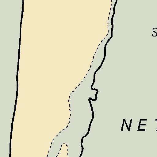 Netarts Bay Inset Map by National Oceanographic & Atmospheric ...