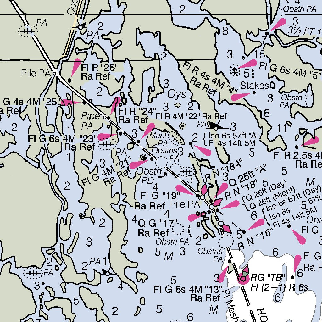 New Orleans To Calcasieu River East Section Map by National ...