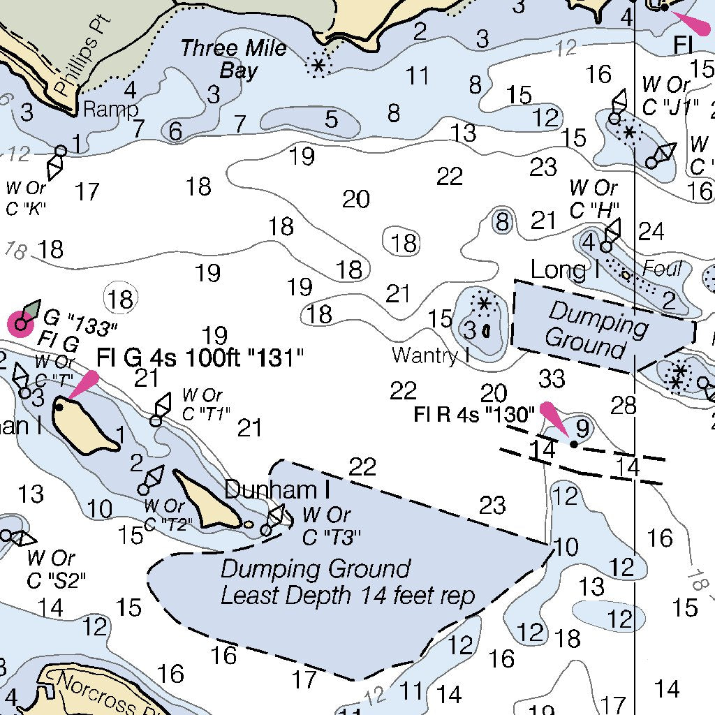 Oneida Lake Map by National Oceanographic & Atmospheric Administration ...