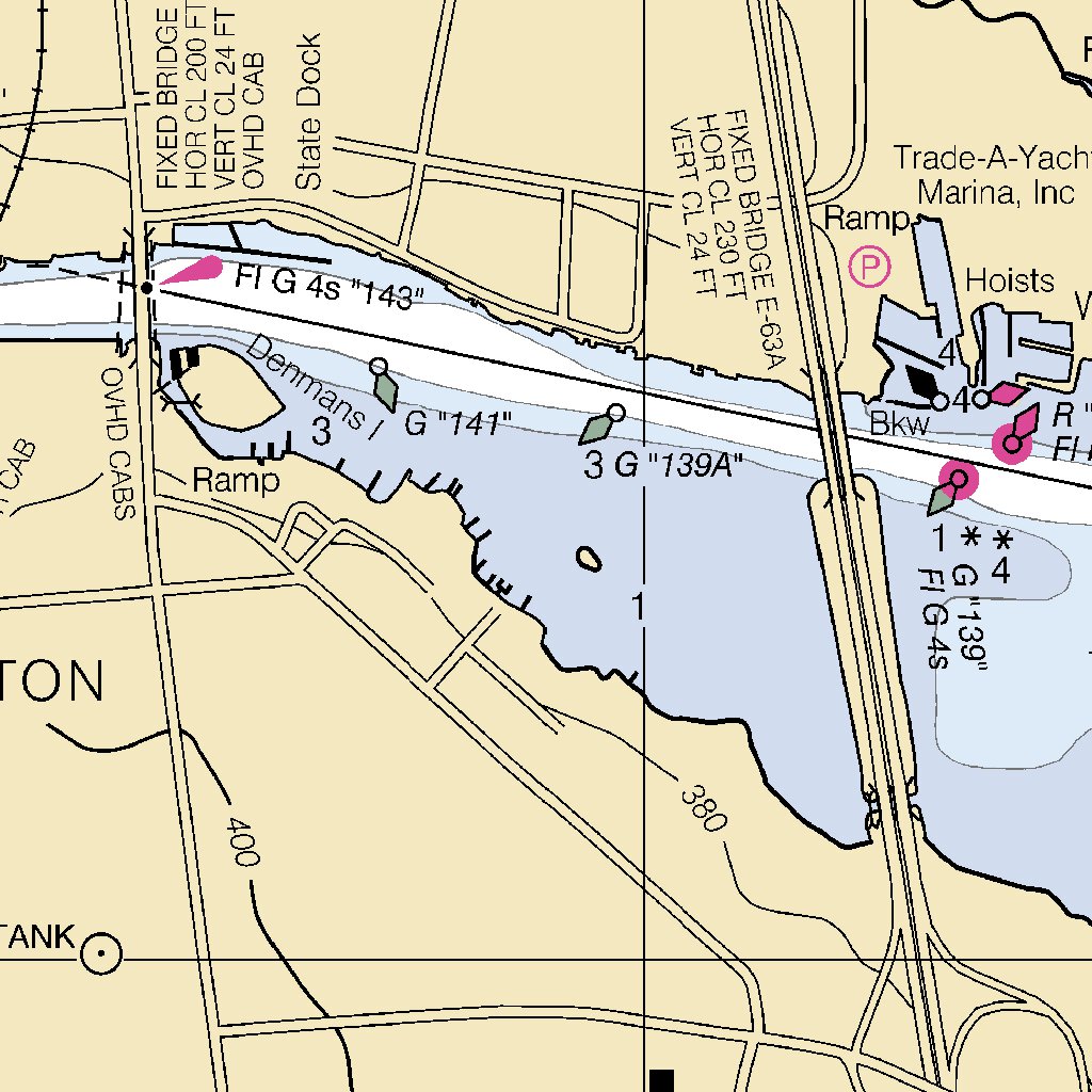 Oneida River - Oneida Lake Map by National Oceanographic & Atmospheric ...