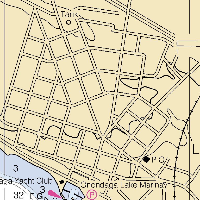 Onondaga Lake - Maple Bay Map by National Oceanographic & Atmospheric ...