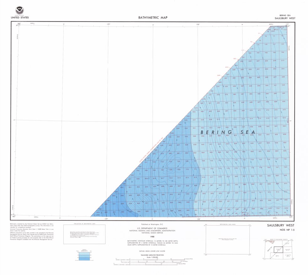 Saulsbury West (NP 1-5) Map by National Oceanographic & Atmospheric ...