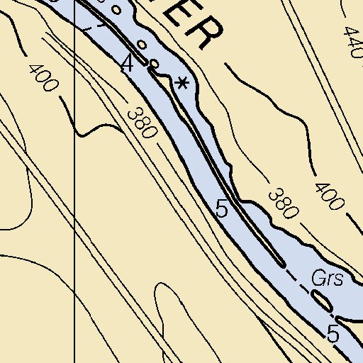 Seneca River - State Ditch Cut Map by National Oceanographic ...