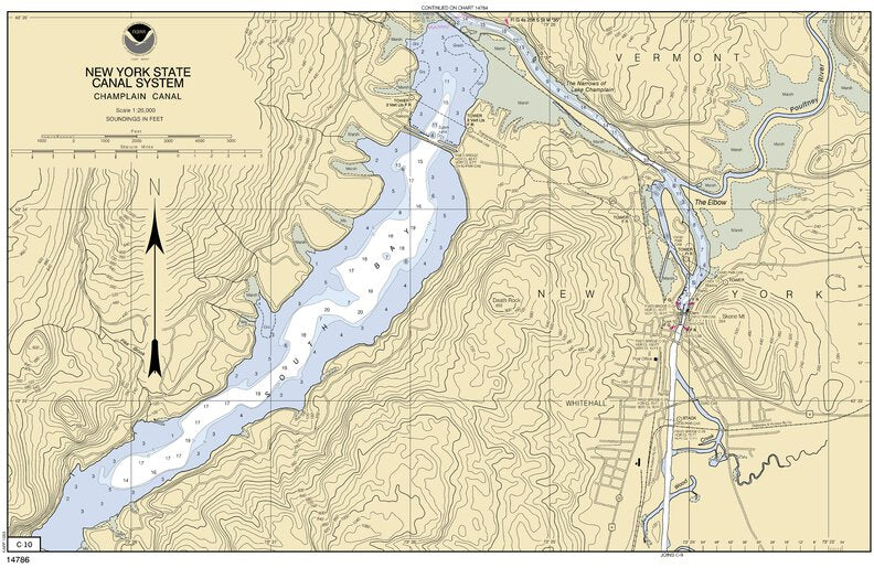 South Bay Map by National Oceanographic & Atmospheric Administration ...