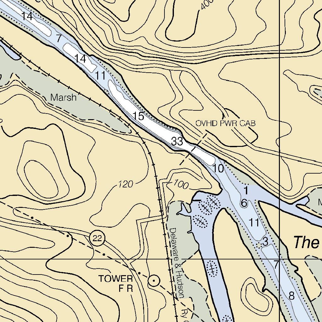 South Bay Map by National Oceanographic & Atmospheric Administration ...