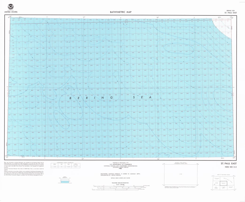 St Paul East (NO 3-5) Map by National Oceanographic & Atmospheric ...