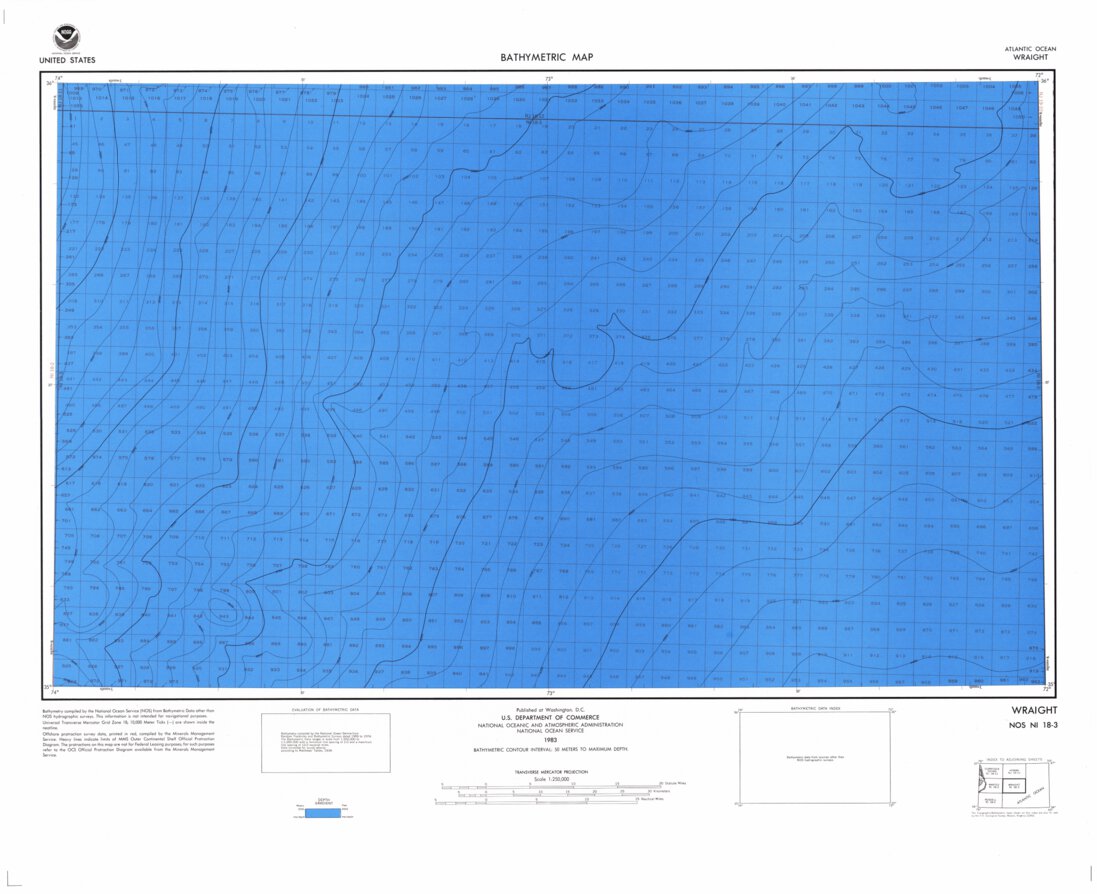 Wraight (NI 18-3) Map by National Oceanographic & Atmospheric ...