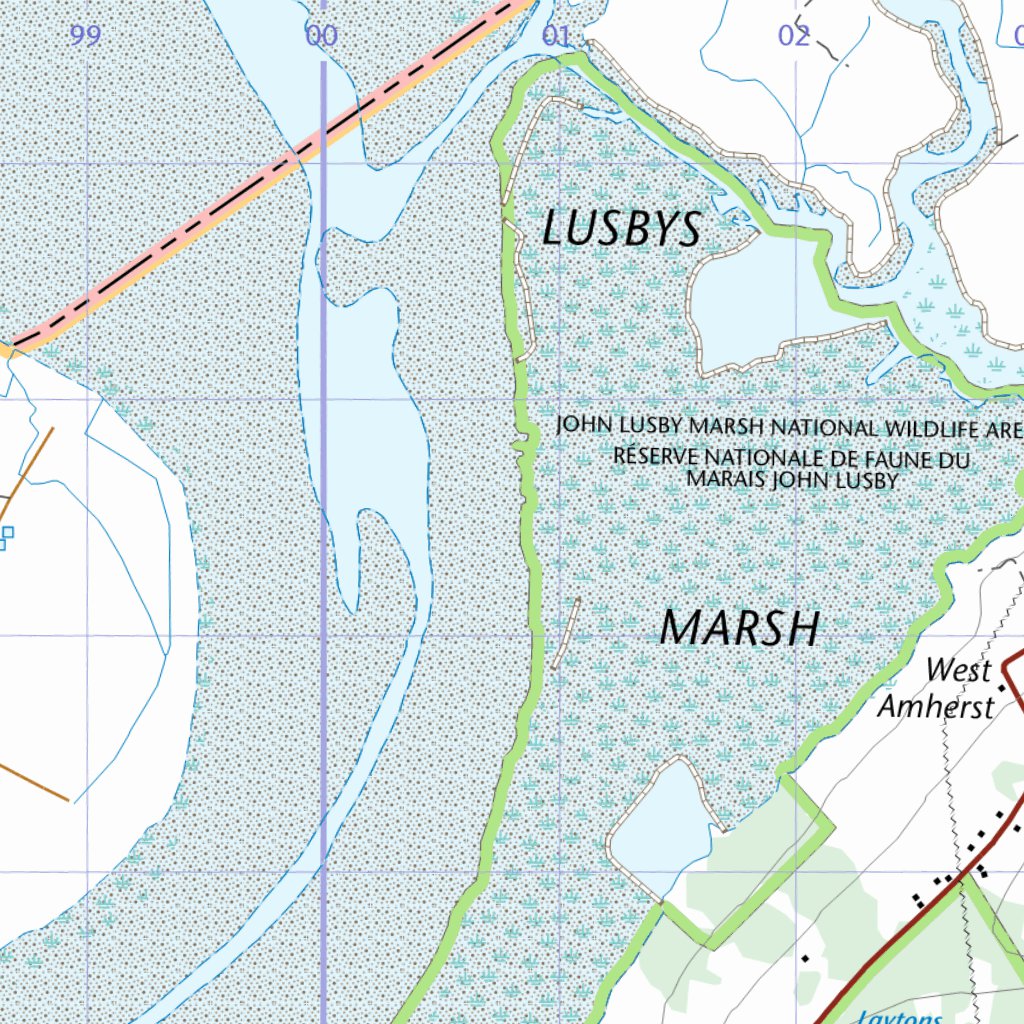 Amherst, NB (021H16 CanTopo) Map by Natural Resources Canada | Avenza Maps