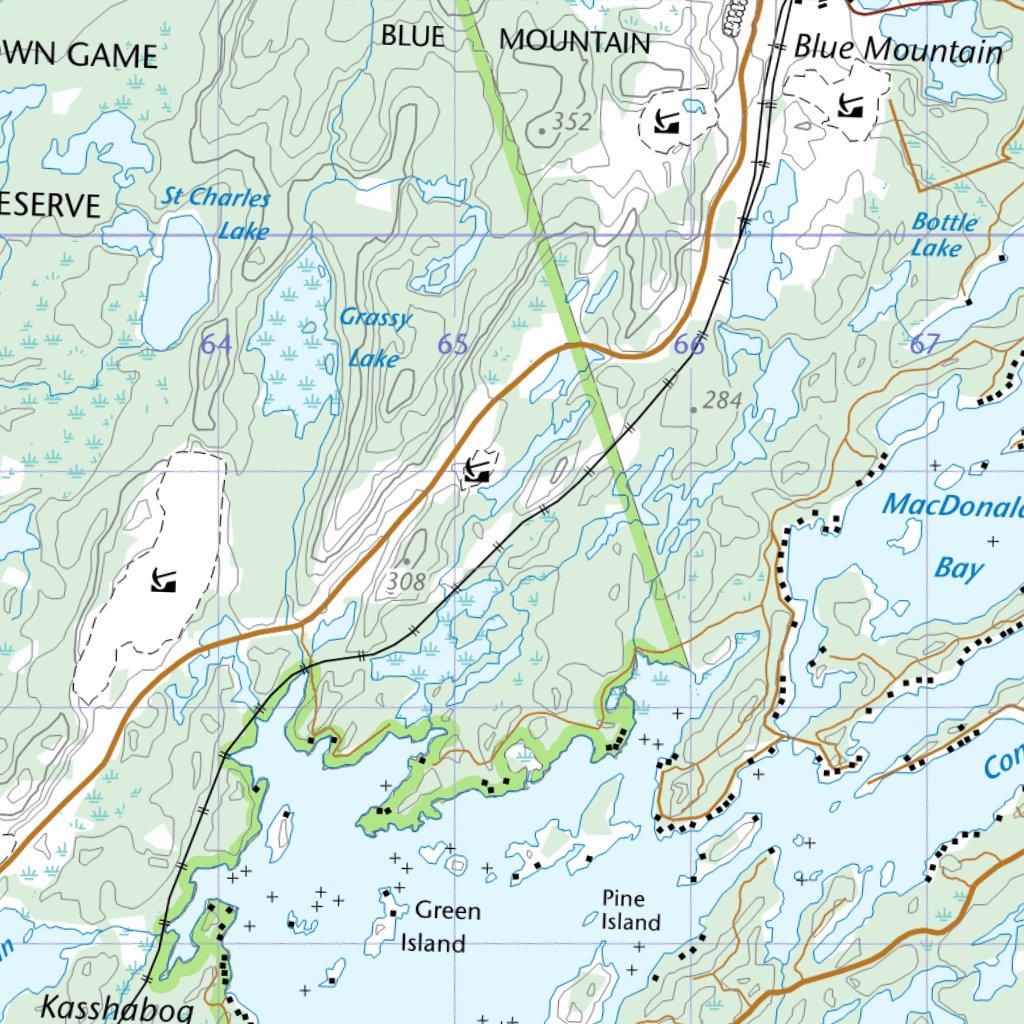 Bannockburn (031C12 CanTopo) Map by Natural Resources Canada | Avenza Maps